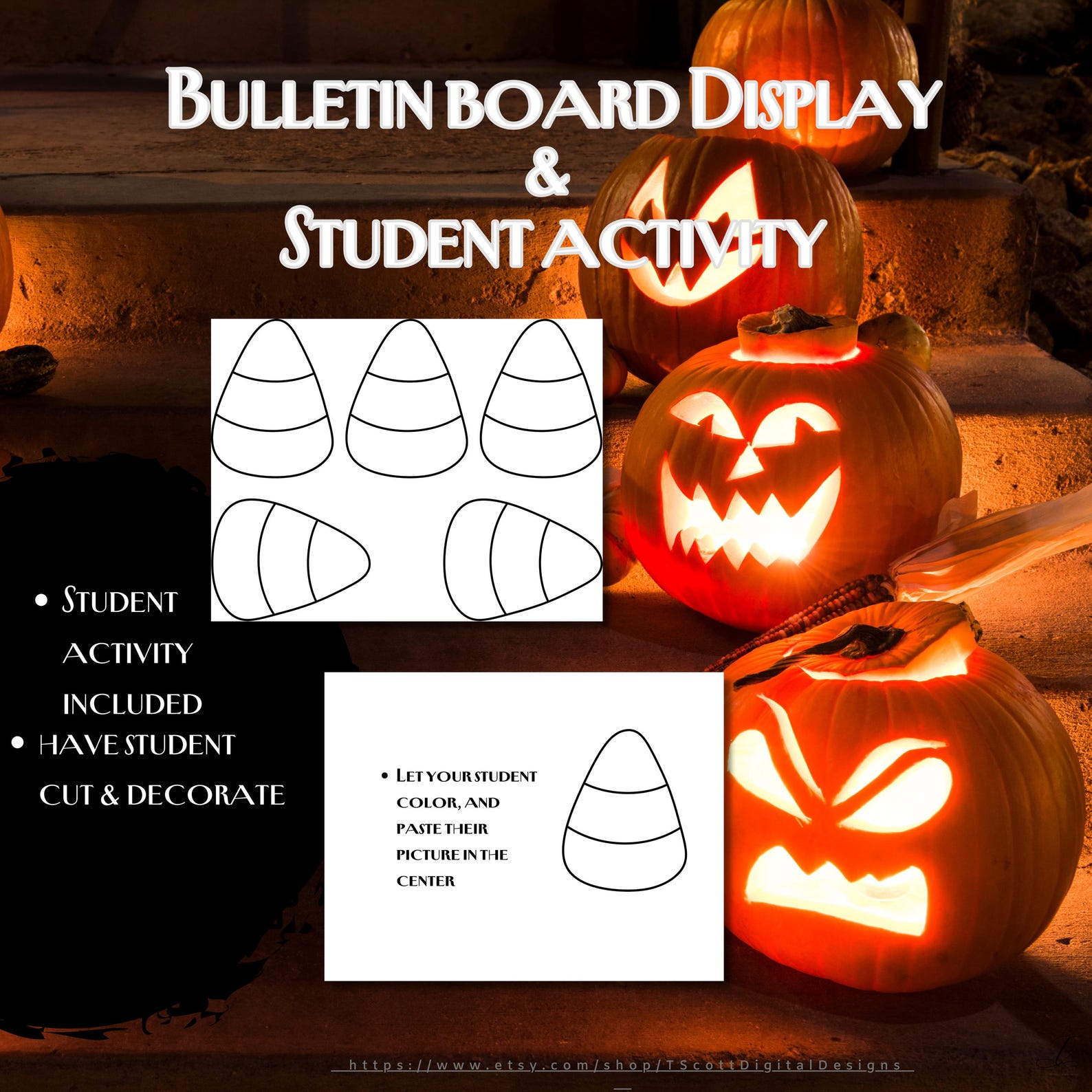 Hocus Pocus Bulletin Board Kit: I Smell Children Classroom Decor ...