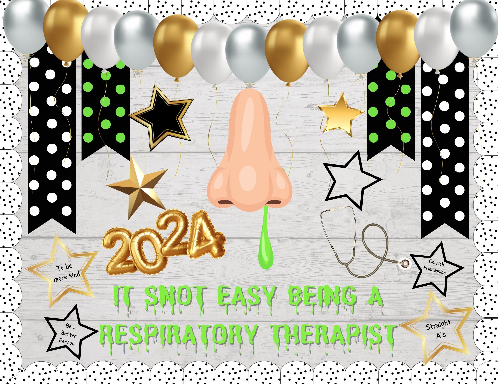 Bulletin Board Kit 2024 Respiratory Care Week Staff Activity Disco Ball ...