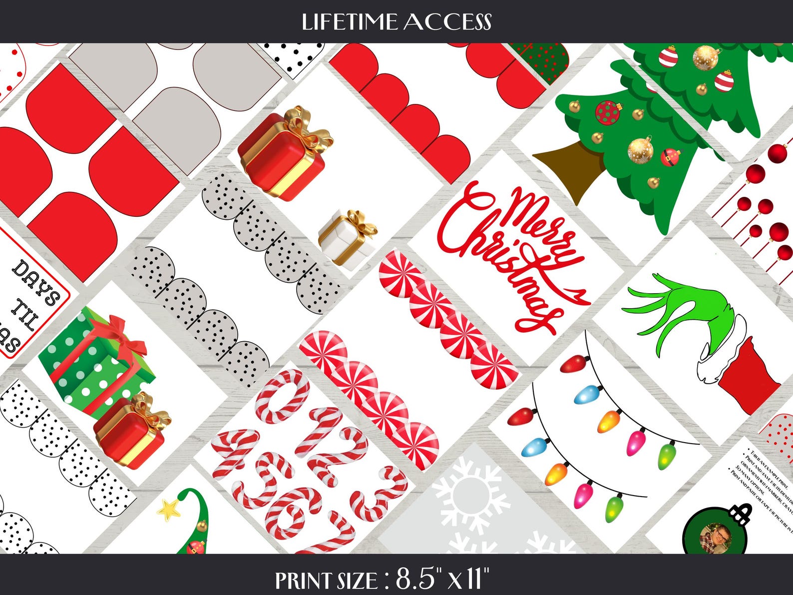 Bulletin Board Kit | Christmas Board | Candy Cane | Ornament Student ...