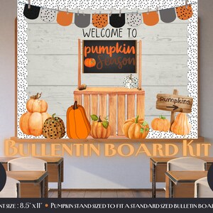 Bulletin Board Kit | Fall Board | Pumpkin Season | Farm Stand | Student ...