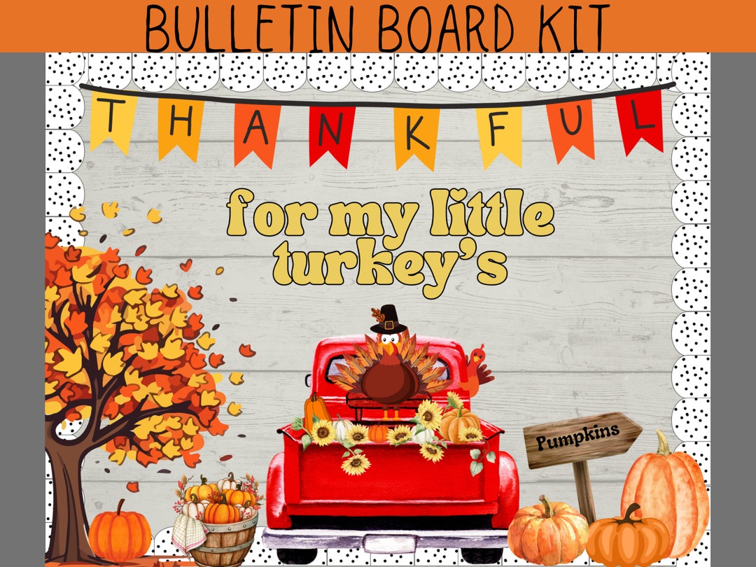 Farm Truck Bulletin Board Kit Fall Board Thanksgiving - Etsy Australia