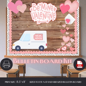 Bulletin Board Kit, Be Mine Valentine Board, Hearts, Cupid, Teacher ...