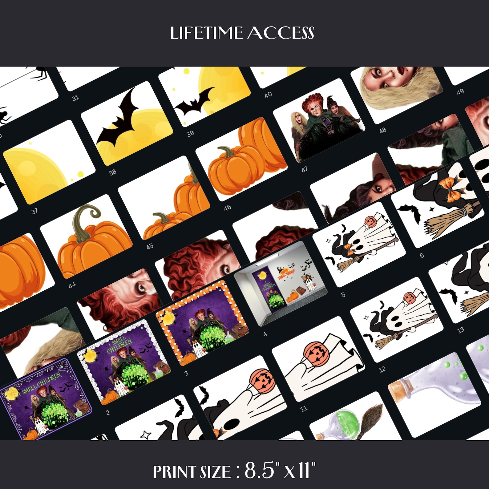 Hocus Pocus Bulletin Board Kit: I Smell Children Classroom Decor ...