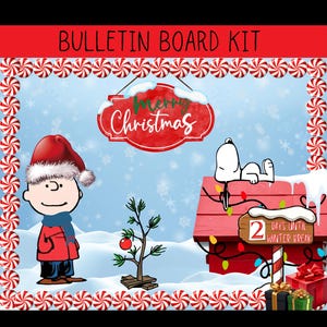 Snoopy Bulletin Board Kit - Etsy
