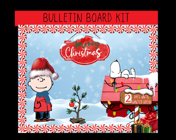 Bulletin Board Kit | Christmas Board | Jingle Bell | Train Hat Student ...