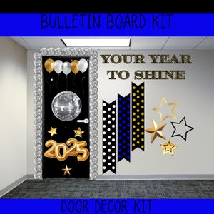 2025 New Year Disco Ball Bulletin Board Kit: Student Photo Activity ...