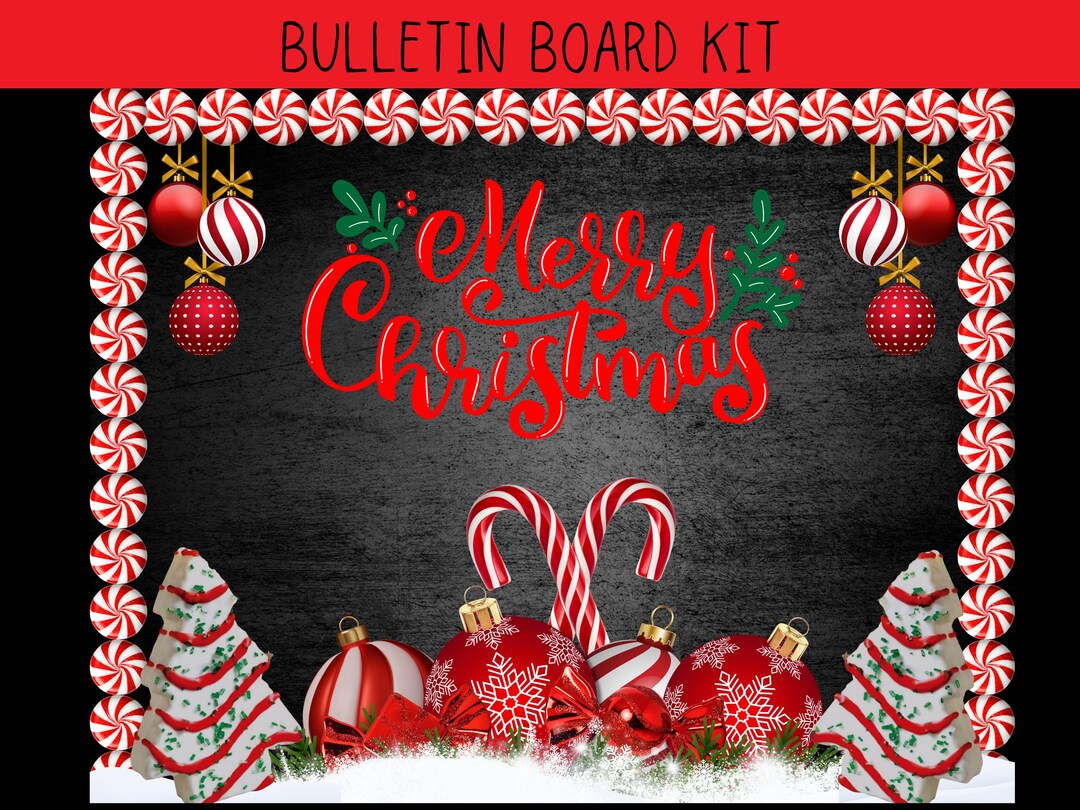 Little Debbie Christmas Tree Bulletin Board Kit: Christmas Classroom ...
