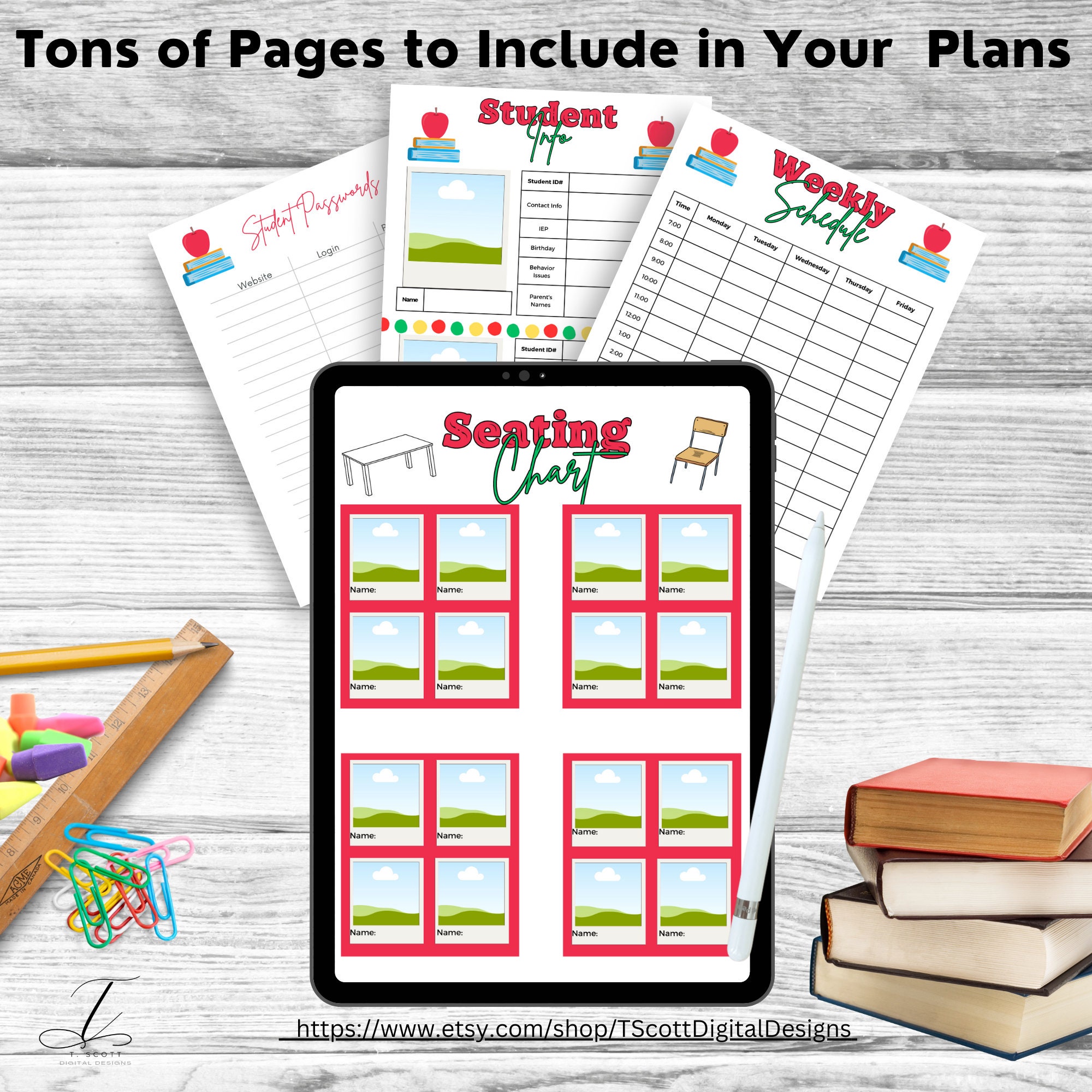 Editable Substitute Teacher Binder Template (digital Download) - Etsy