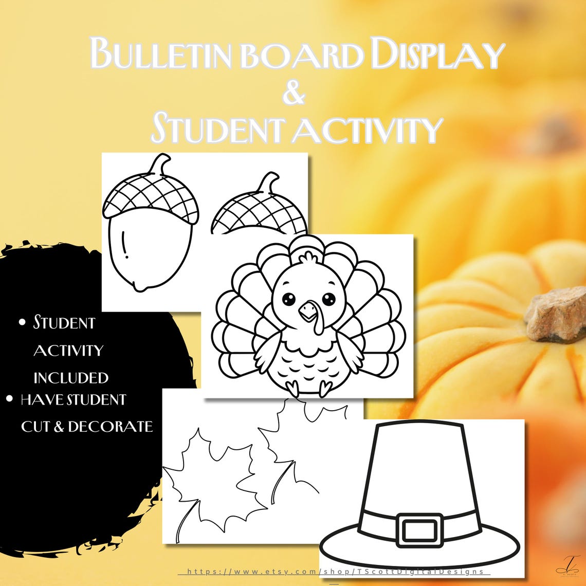 Thanksgiving Turkey Classroom Bulletin Board Kit (digital Download) - Etsy