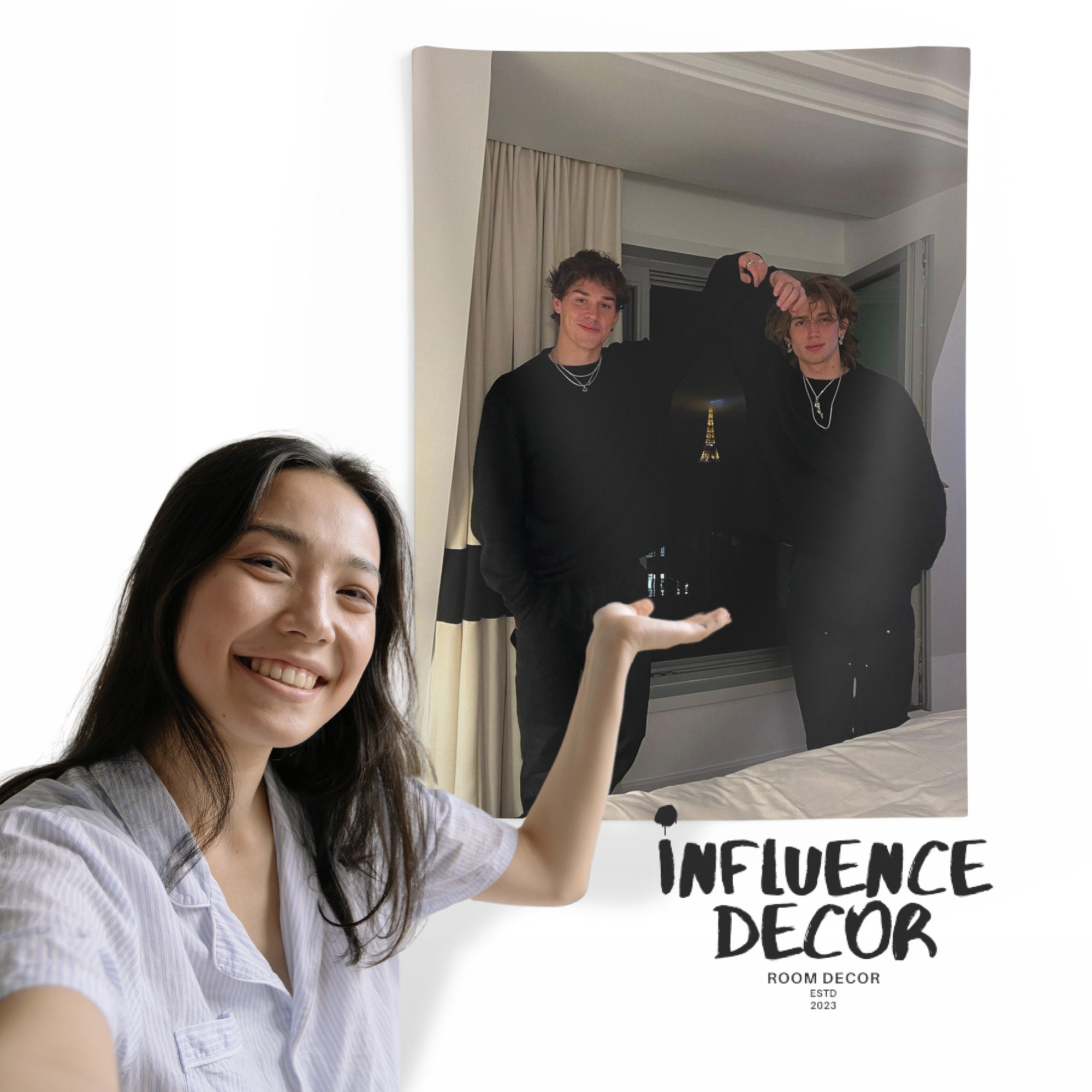 Vinnie Hacker X Noah Beck Tapestry // France Instagram Picture - Etsy UK Vinnie Hacker X Noah Beck Tapestry // France Instagram Picture - Etsy UK