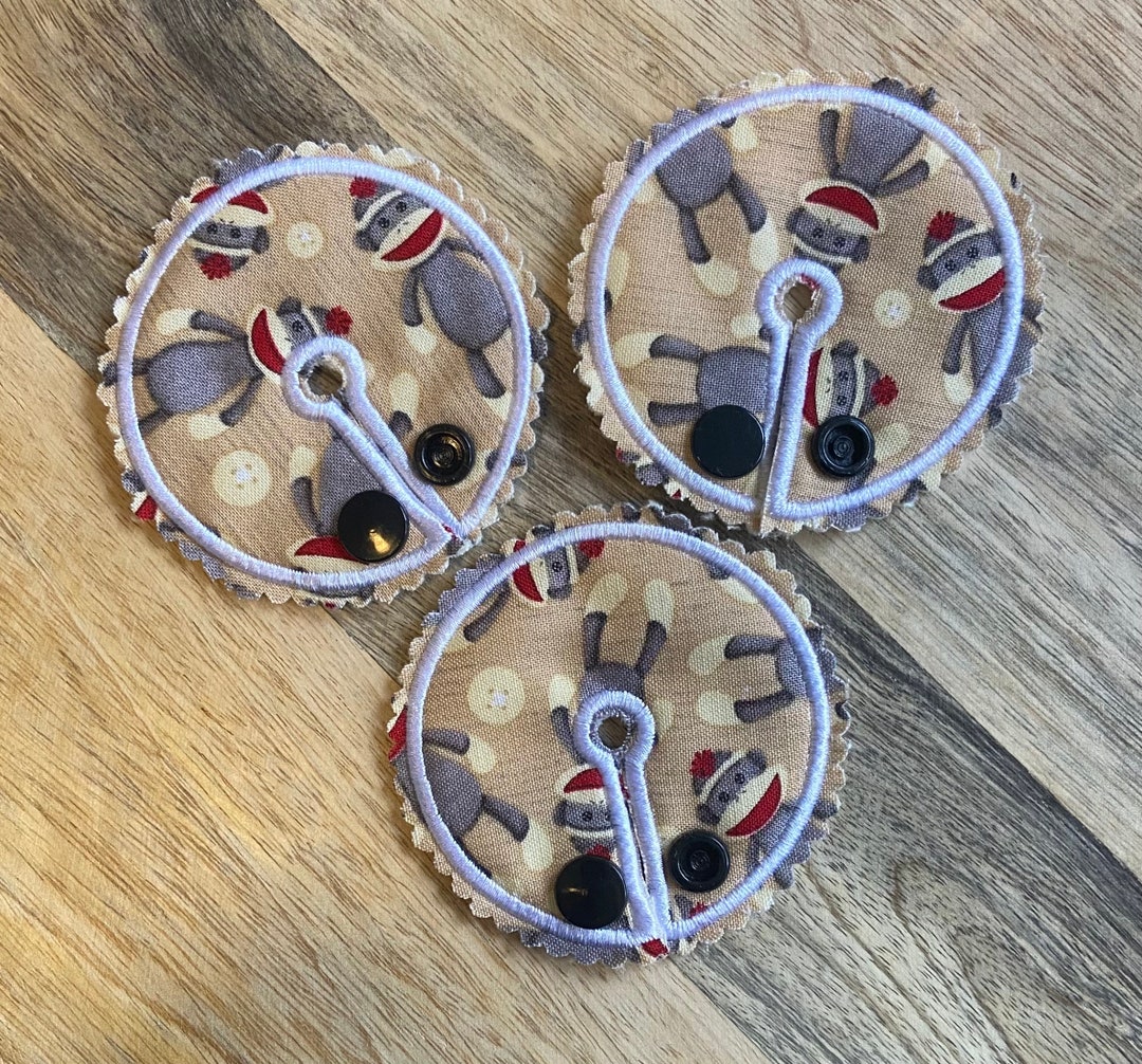 Sock Monkey G Tube Pad (tubie Pad) - Etsy
