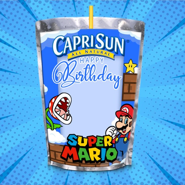 Super Mario Juice - Etsy Australia