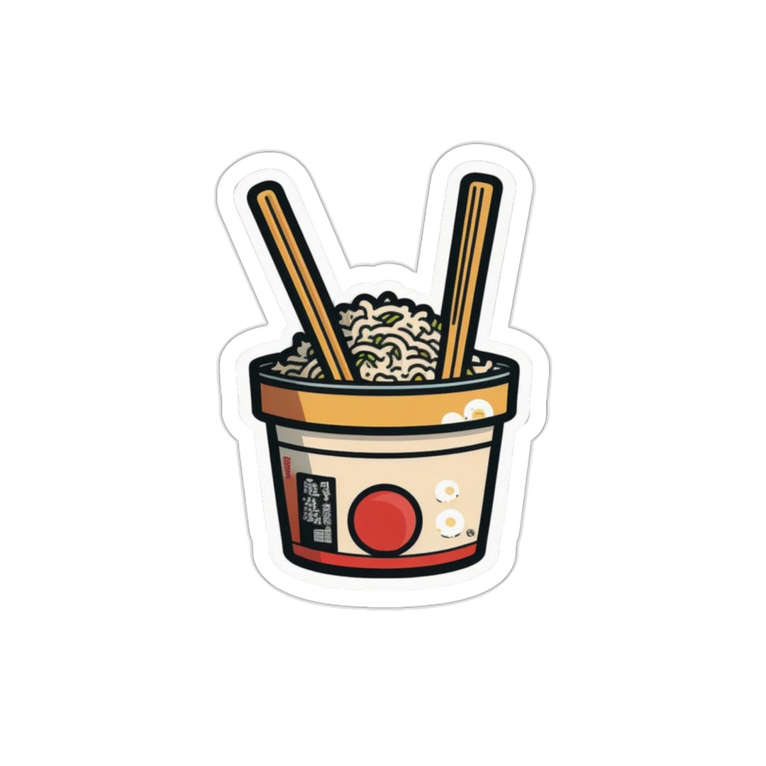Nippon Cup Noodles Sticker Vinyl Decal for Ramen and Japan - Etsy