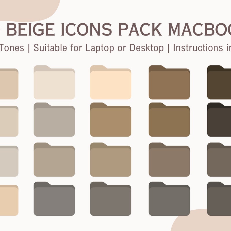 Beige Icon - Etsy