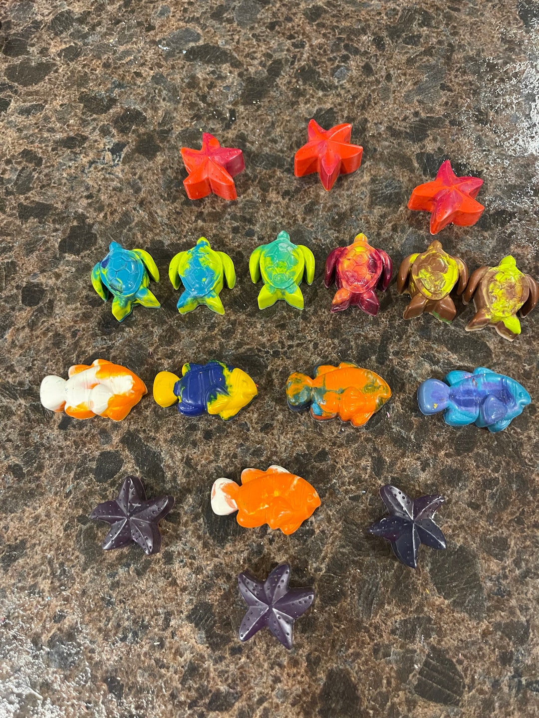 Ocean Themed Crayons - Etsy