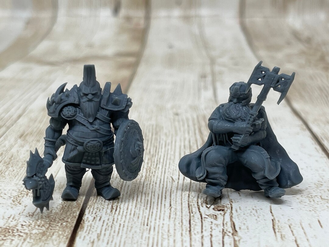 Dwarven Heroes Fighters Tabletop Miniature Trap Monsters D&d Dungeons ...