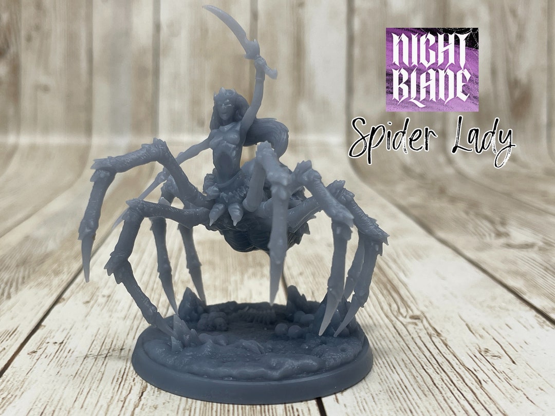 Giant Spider Lady | Monster | Female | Night Blade | Tabletop Miniature ...