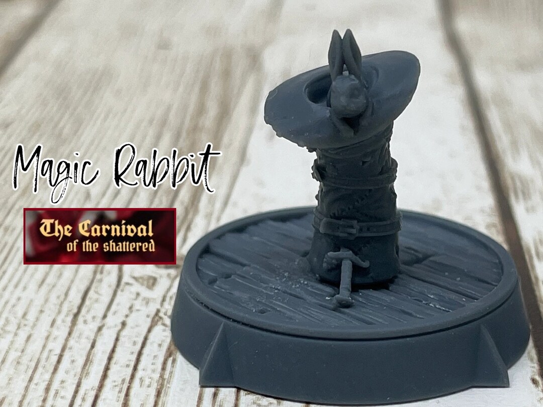 Magic Rabbit in a Hat | Familiar | Monster | Tabletop Miniatures | the ...