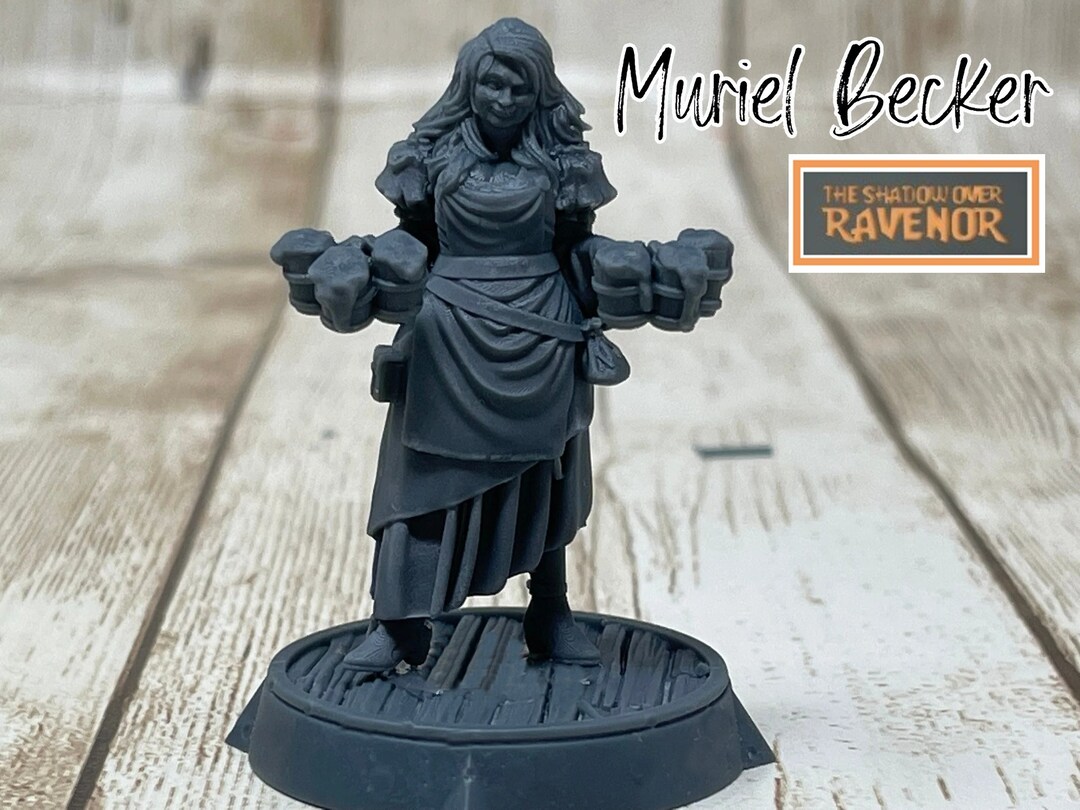 Muriel Becker | Human | Bartender | Female | Tabletop Miniatures ...