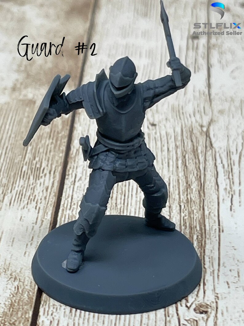 Town Guards Tabletop Miniatures Siege of Ravenhold Enemies D&D Dungeons ...