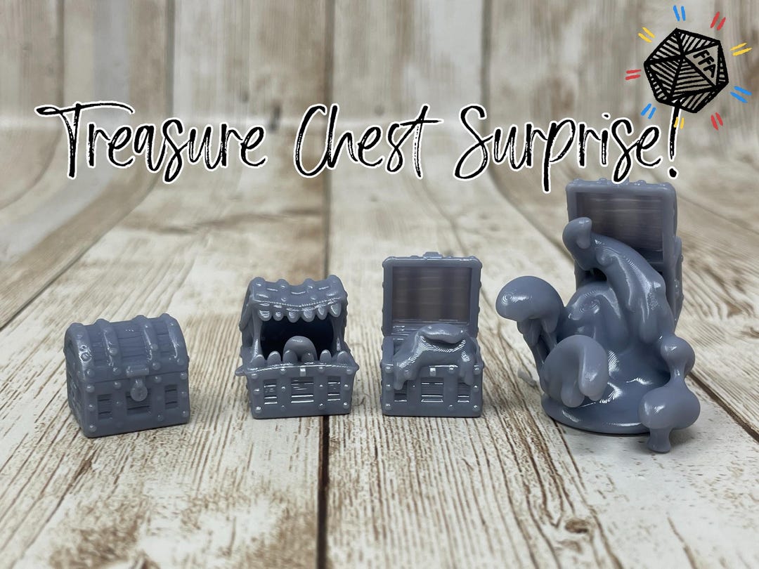 Treasure Chest Surprise! | Closed Chest | Mimic | Slimes | Props ...