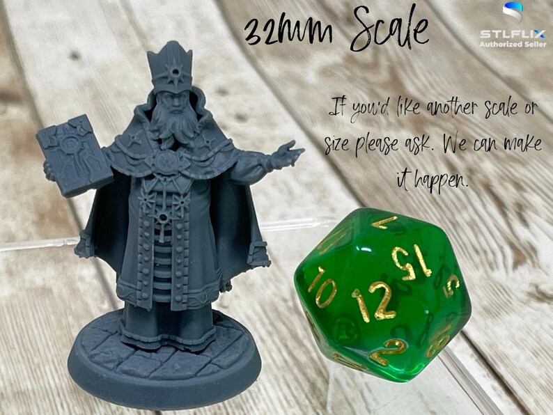 Father Graham, a Holy Man TTRPG Miniature: D&D, Dnd, Pathfinder, RPG ...