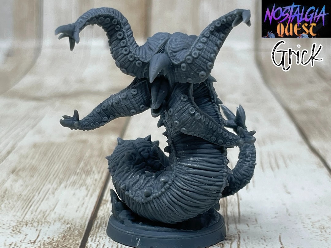 Rock Monster Miniature: D&D 5e, Pathfinder, 32mm Scale, Primed/unprimed ...