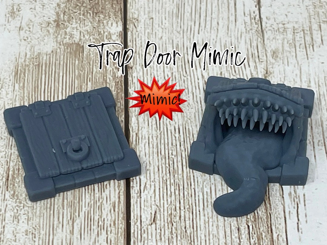 Trap Door Mimic Trap Monsters Tabletop Miniature D&D Dungeons and ...