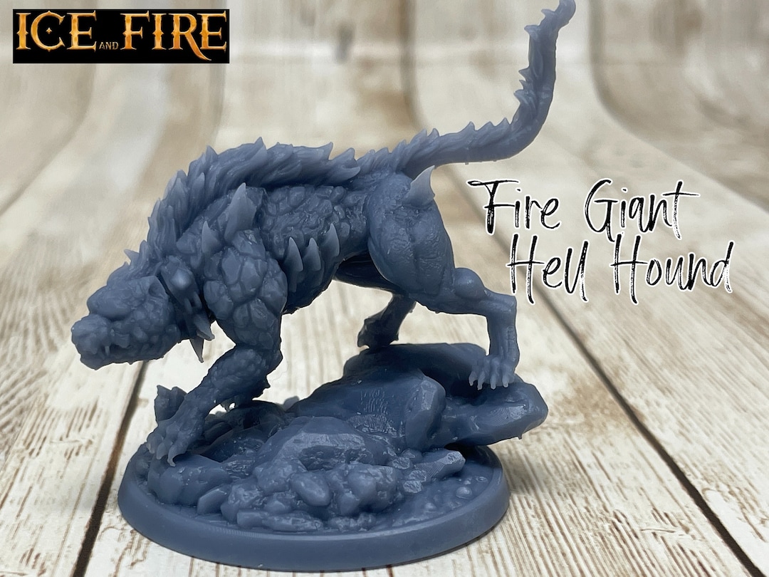Fire Giant Hell Hound | Monster | Familiar | Ice and Fire | Tabletop ...