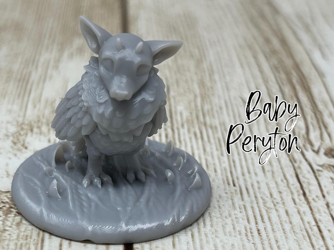 Baby Peryton | Male/female | Monster | Familiar | Tabletop Miniatures ...
