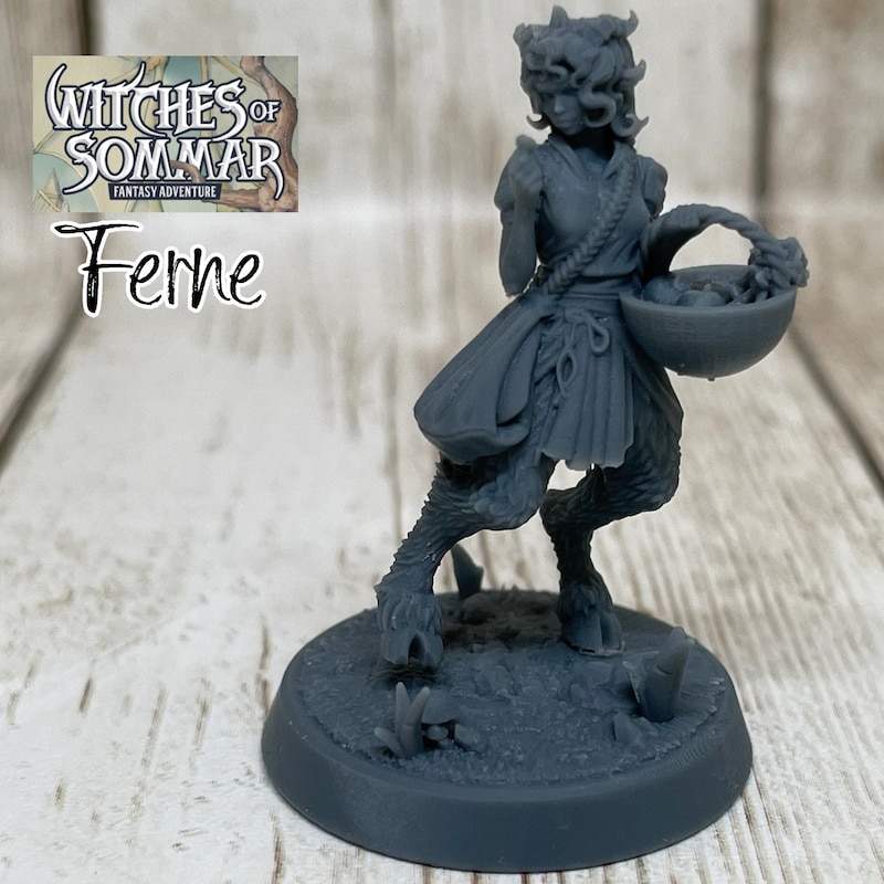 Dnd Miniature Female Faun - Etsy
