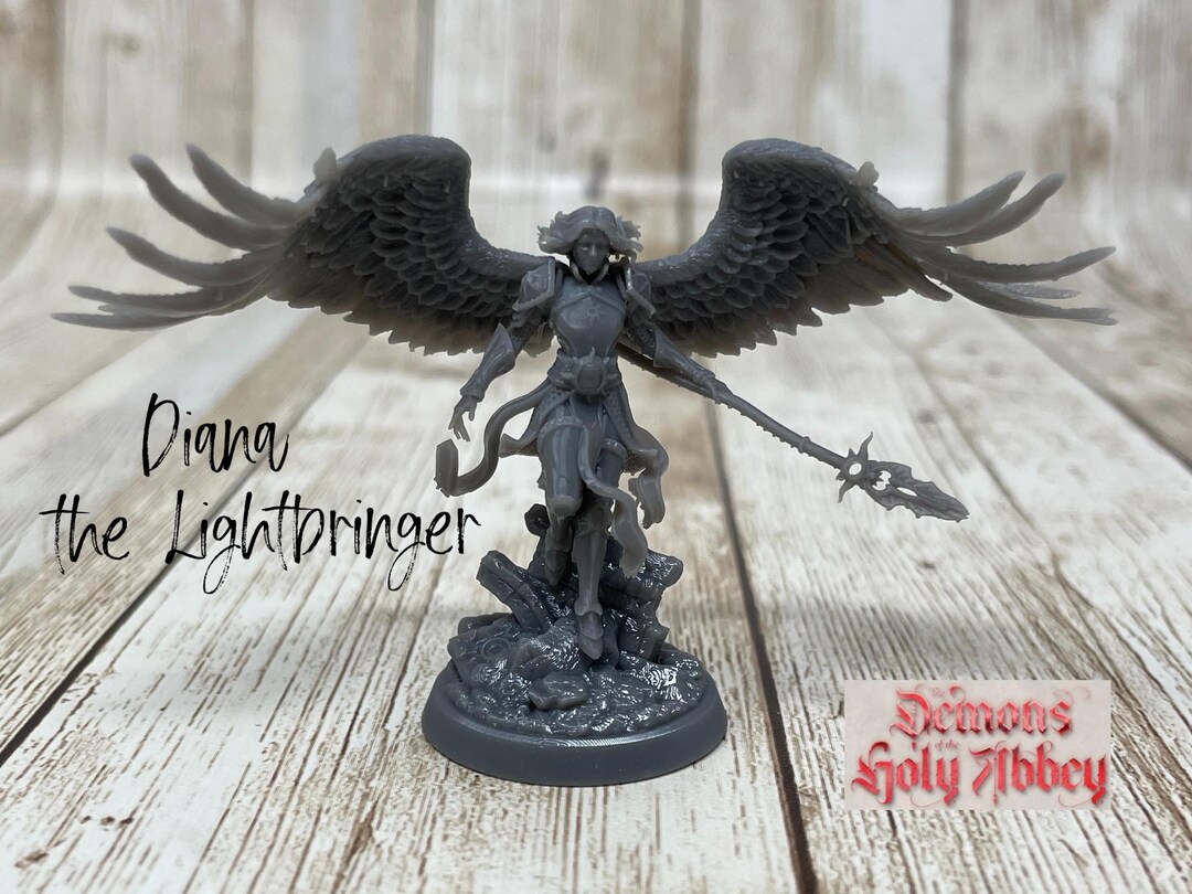 Diana, the Lightbringer | Female | Tabletop Miniatures | Demons of the ...