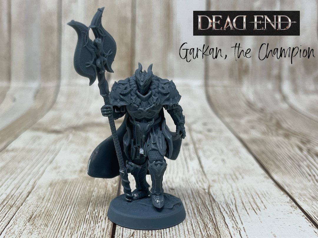 Garkan, the Champion Gladiator Tabletop Miniatures Dead End D&D ...