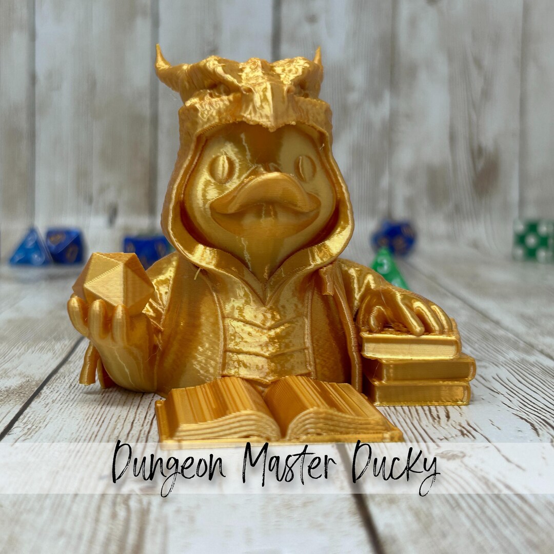 Dungeon Master Ducky: Customizable Color, Collectable, Gift, RPG, TTRPG ...