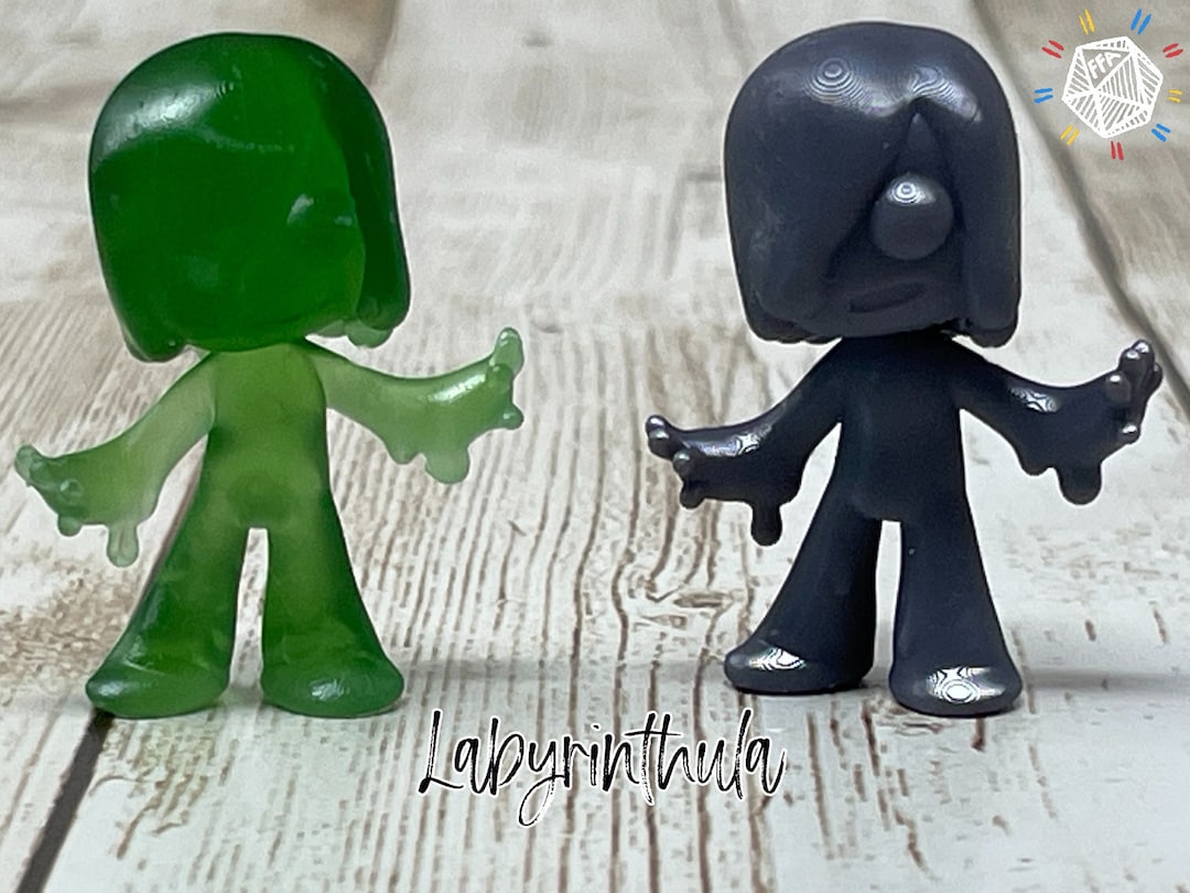 Labyrinthula, a Slime Person Miniature: Green, D&D 5e, Pathfinder, 32mm ...