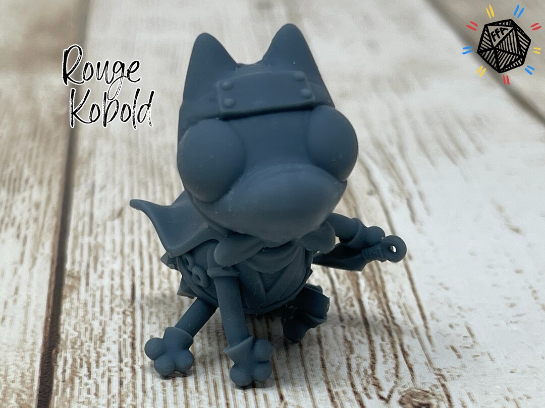 A Rogue Kobold With a Dagger Miniature: D&D 5e, Pathfinder, 32mm Scale ...