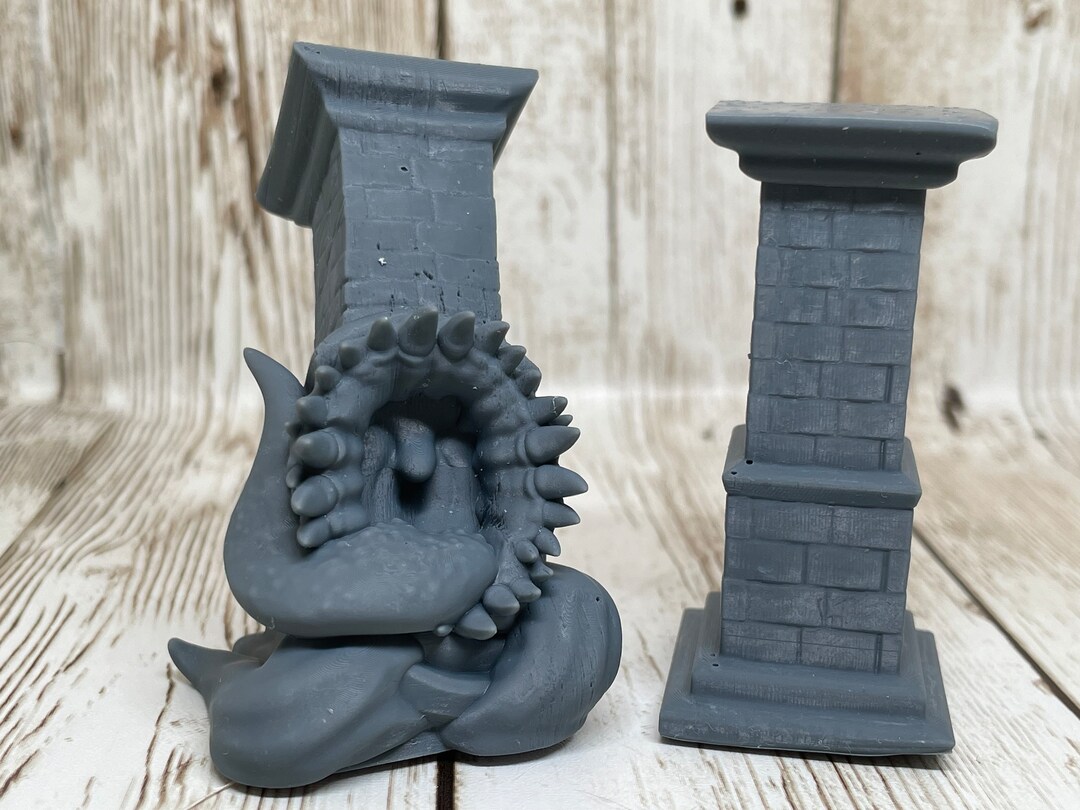 Pillar Mimic Tabletop Miniature Trap Monsters D&d - Etsy