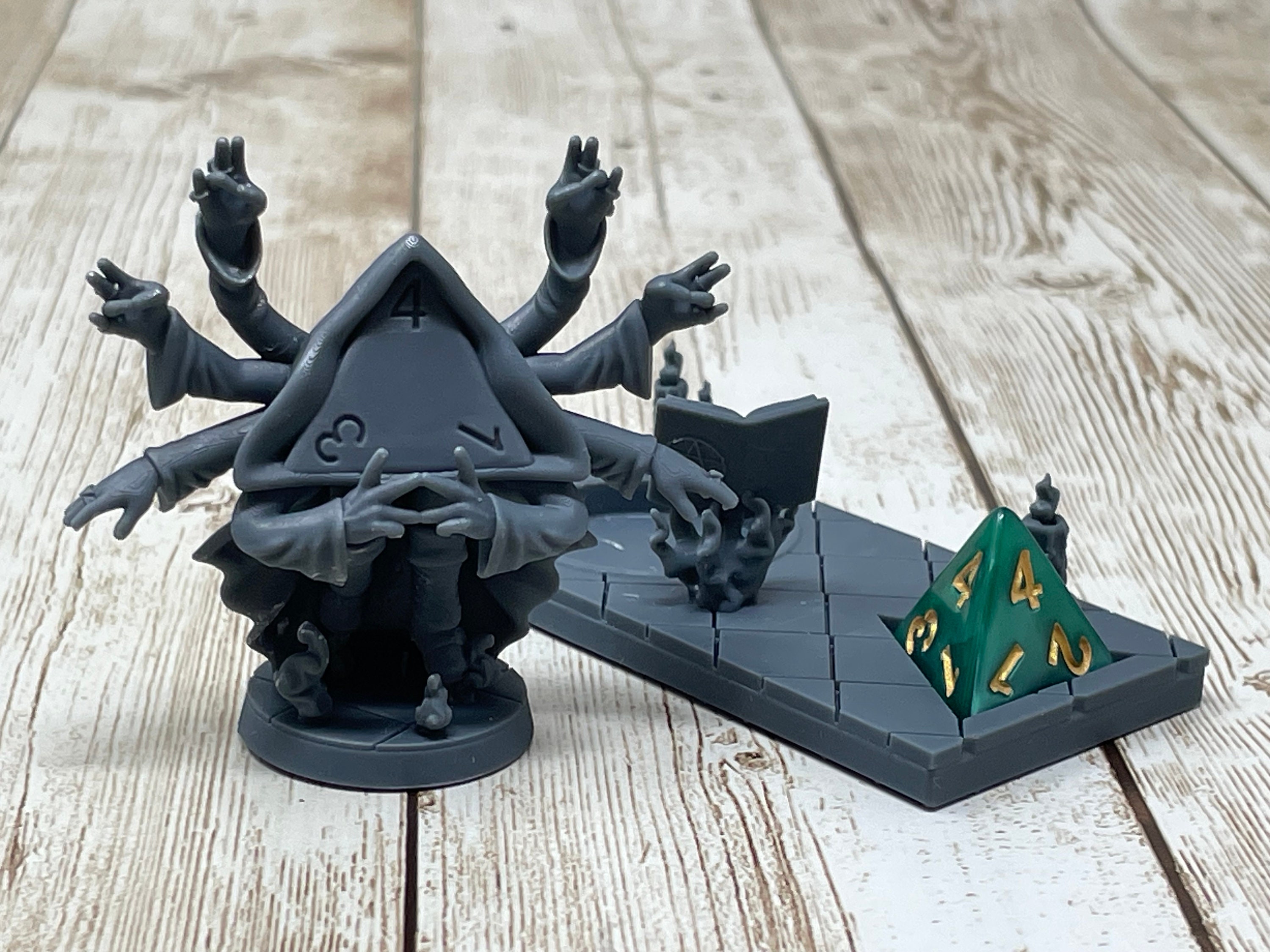 D4 Dice Keepers Wizard Sorcerer Tabletop Miniature TTRPG D&D Dungeons ...