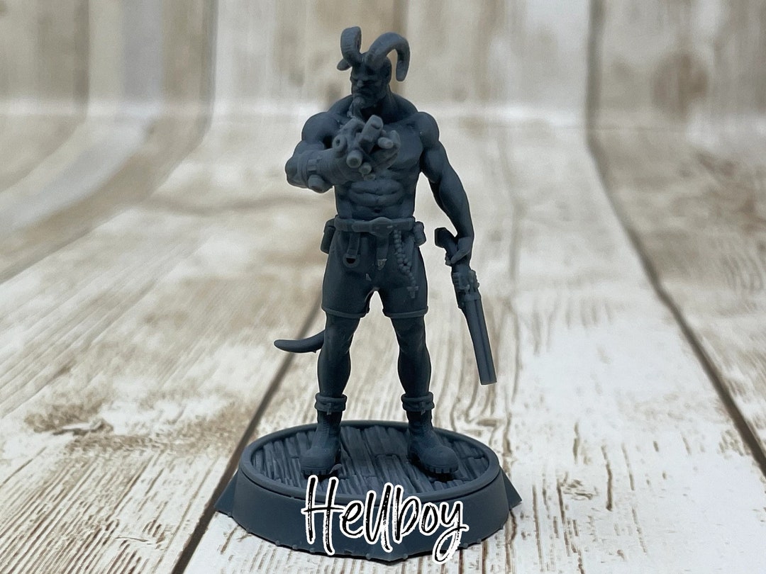 Hellboy | Friend | Familiar | Demon | Enemy | Tabletop Miniatures | D&D ...