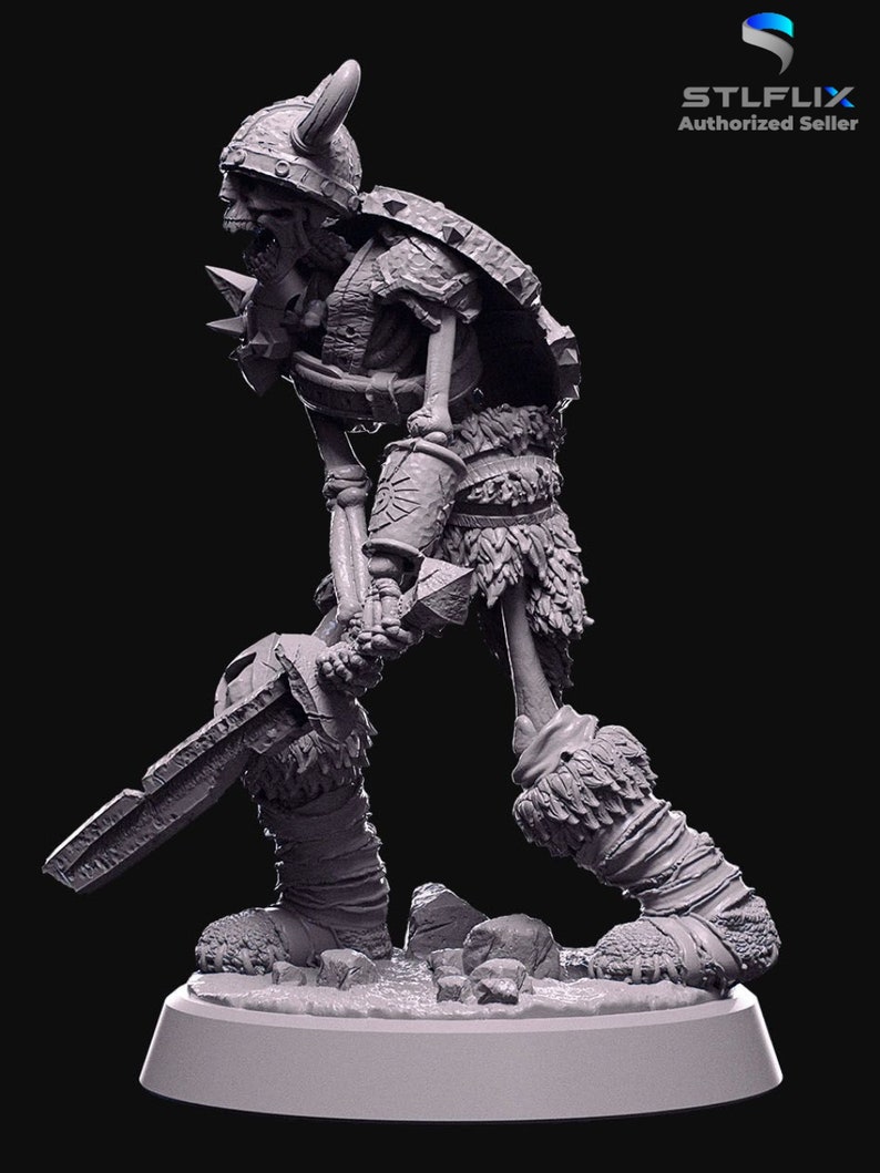 Goblin Invasion Skeleton Warrior Commander Tabletop - Etsy