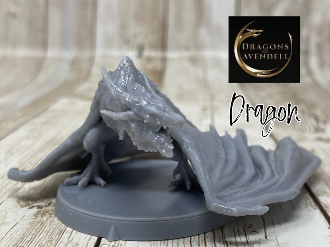 Dragon | Monster | Wings | Male/female | Primed or Unprimed | Tabletop ...
