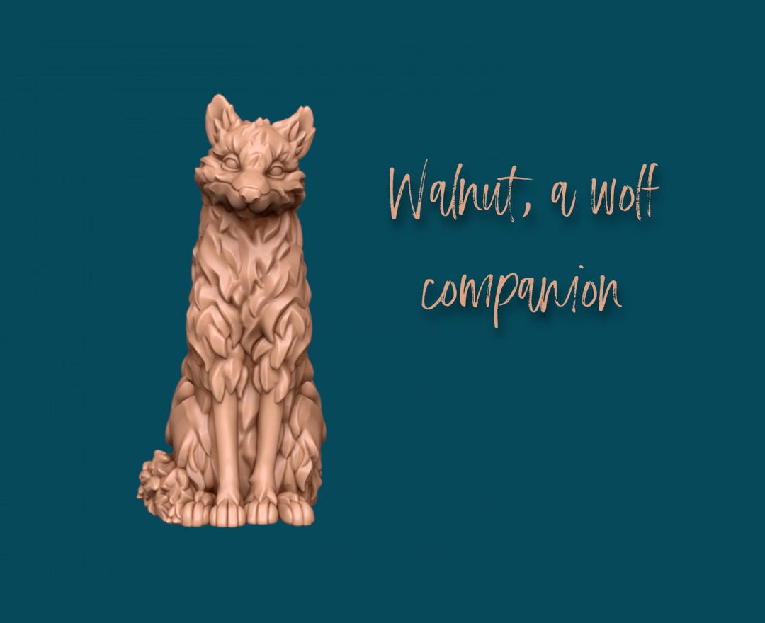 Walnut, a Wolf Companion | Male/female | Dog | Companion | Familiar | D ...