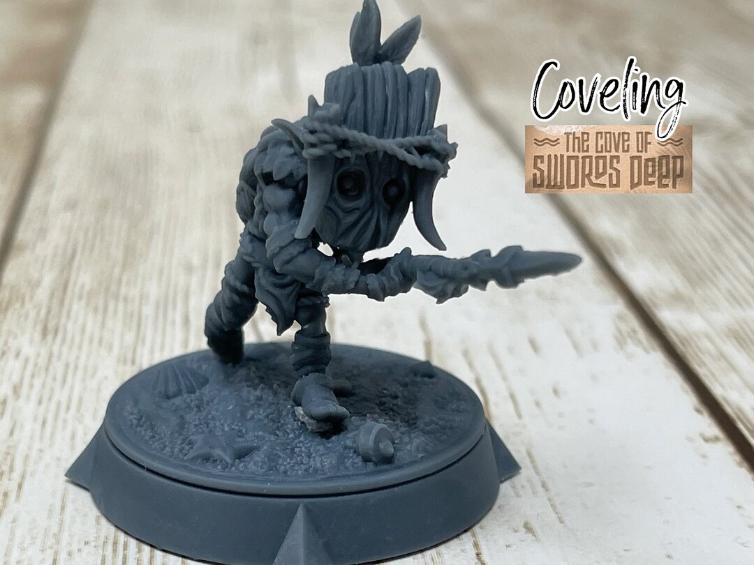 Coveling | Tortle | Tiki Mask | Spear | Male/female | the Cove of ...