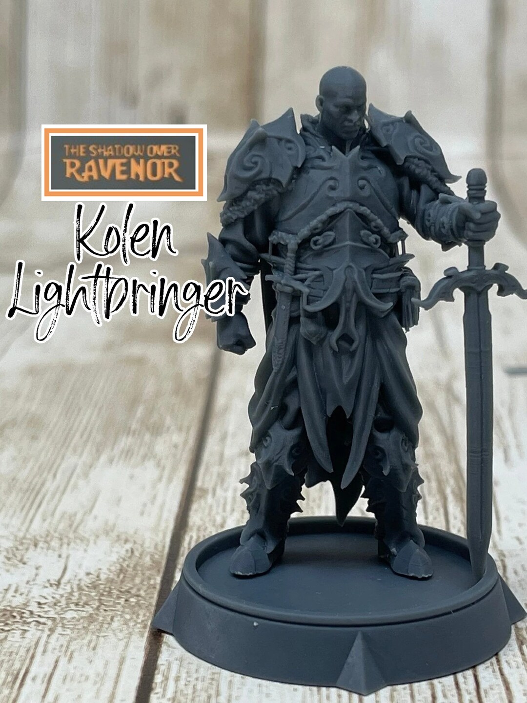 Kolen Lightbringer | Human | Paladin | Male | Tabletop Miniatures ...