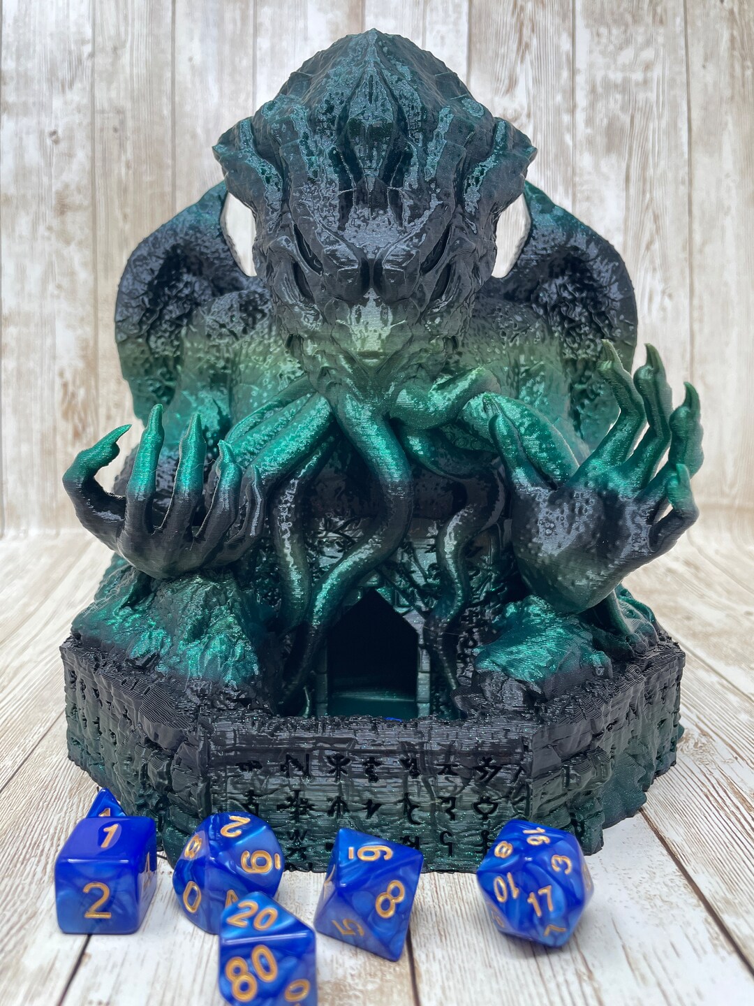 Dice Tower Cthulhu Lovecraft Tabletop Accessory Ttrpg D&d Dungeons and Dragons 5e Pathfinder 3d ...