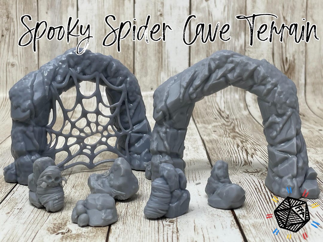 Spooky Spider Cave Terrain | Props | Found Family Adventurecraft ...