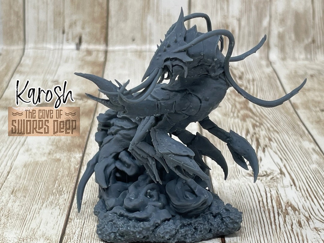 Karosh, Serpent of the Ocean Monster Miniature: D&D 5e, Pathfinder ...