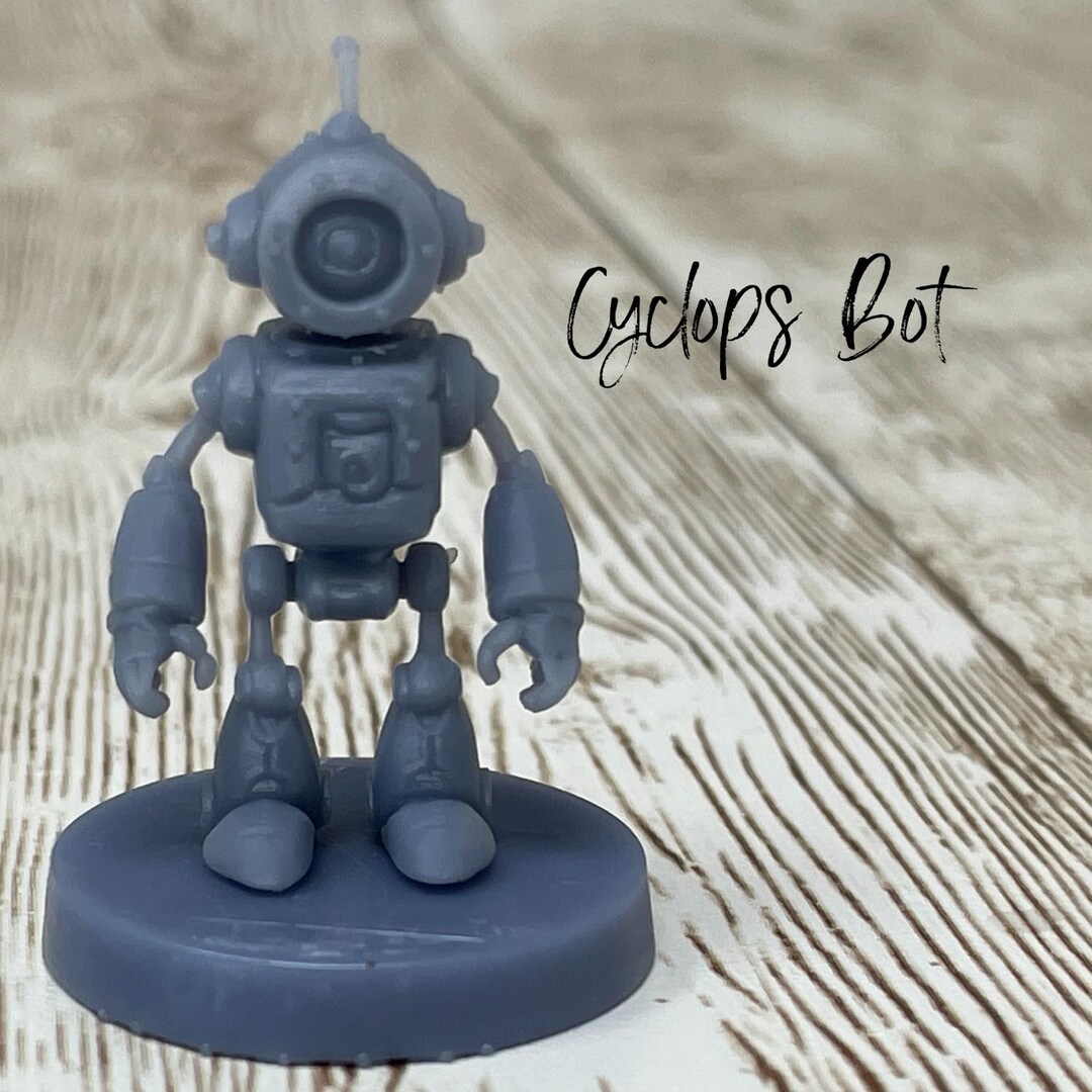 Cyclops Robot Miniature: D&D Tabletop Gaming Figure - Etsy
