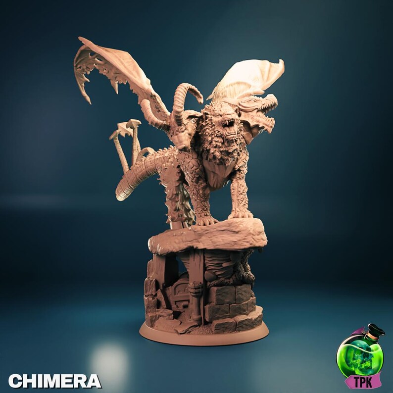 Chimera | Male/female | Monster | Lion | Goat | Dragon | Wings | Primed ...