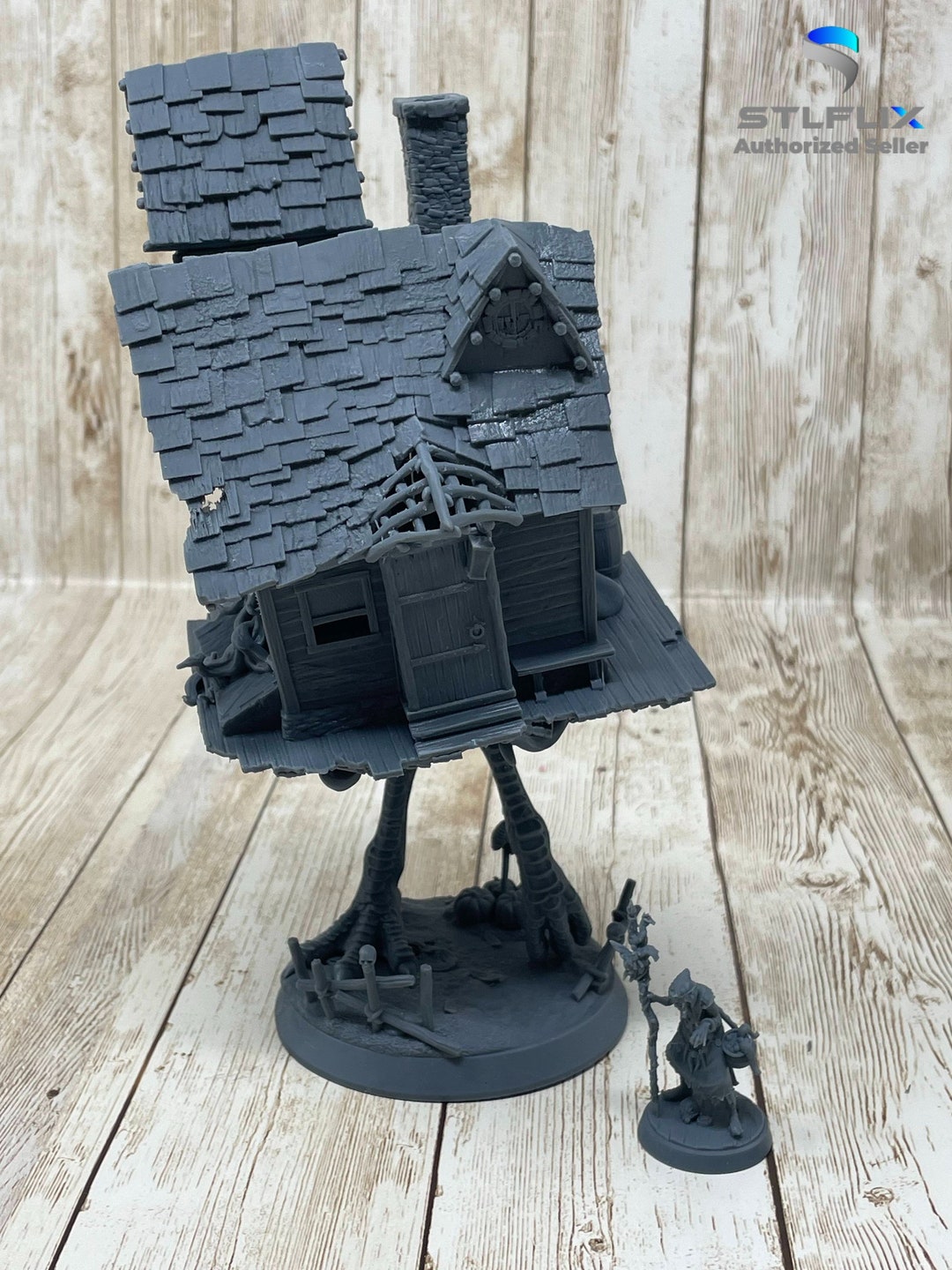Baba Yaga House W/ Baba Yaga Figure Witches of Sommar Tabletop Miniatures D&D Dungeons and ...